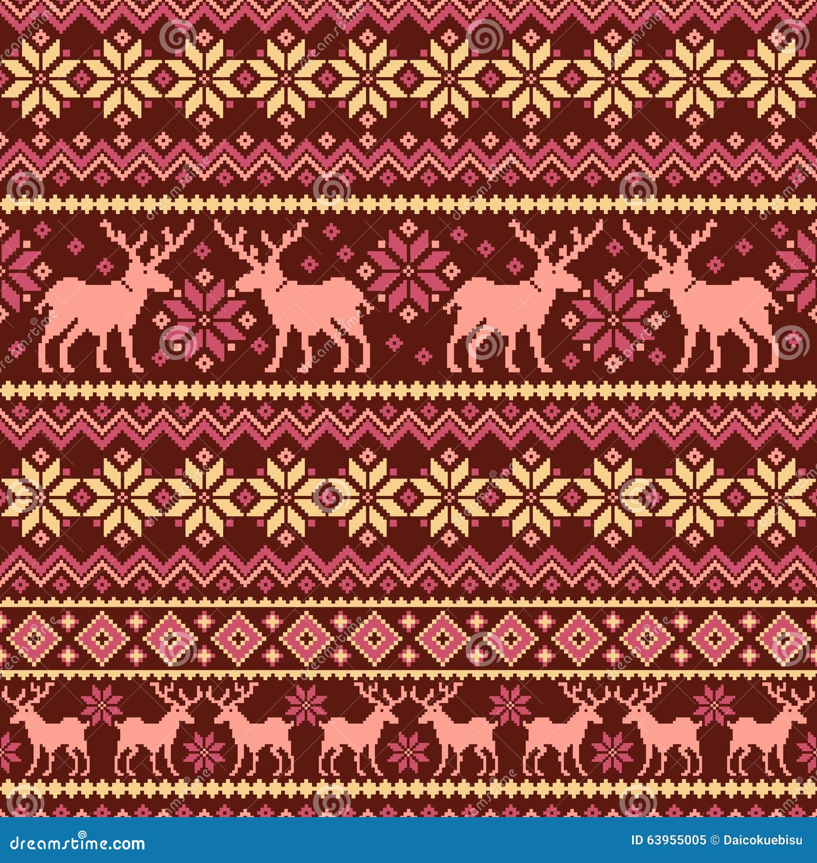 Nordic tradition pattern stock illustration. Illustration of knit ...