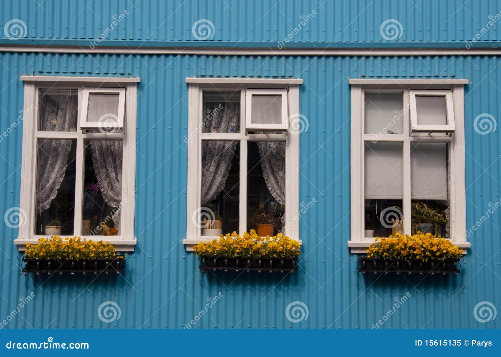 Nordic Typical Windows - Iceland, Reykjavik Stock Image - Image of ...
