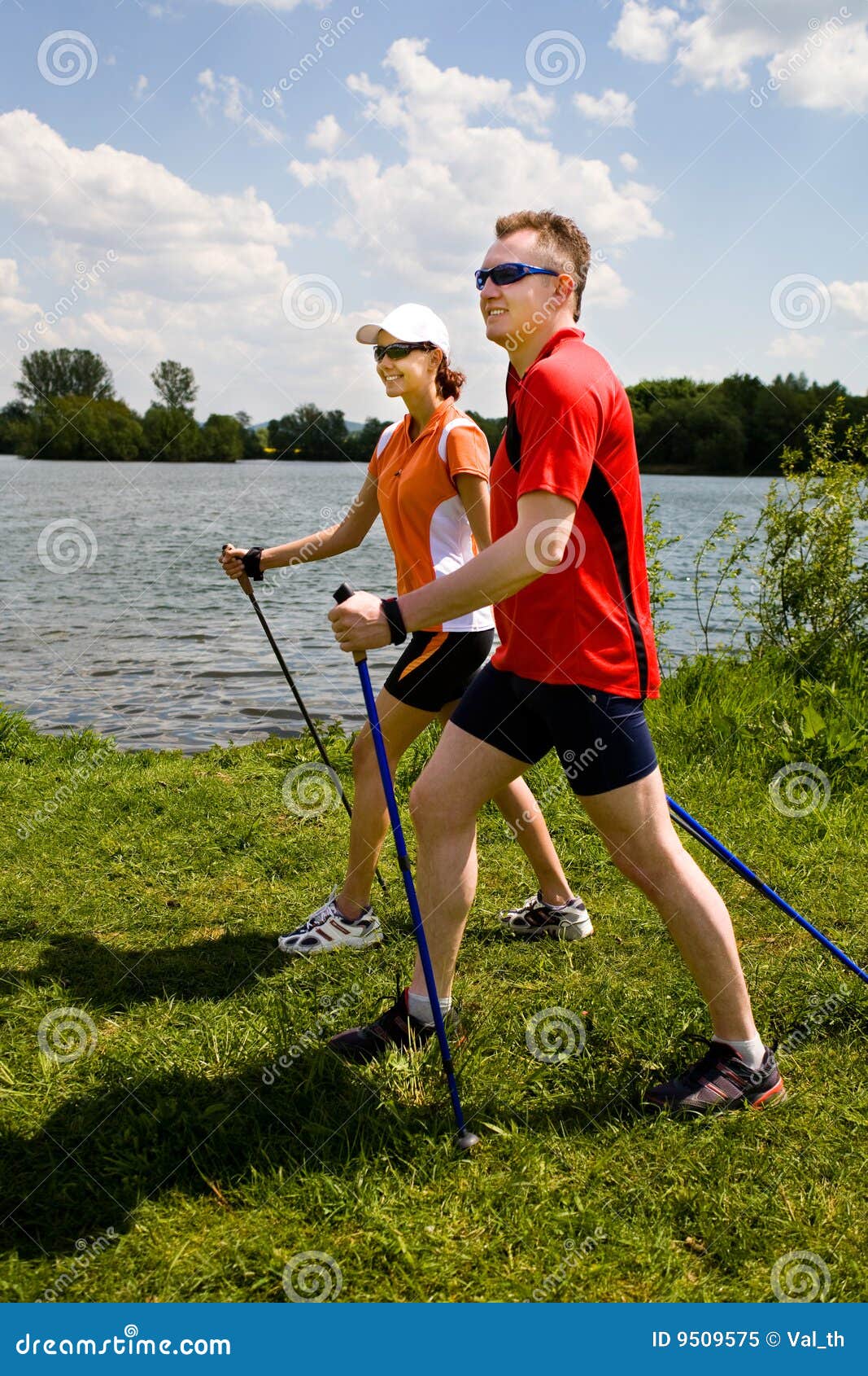 Nordic walking stock image. Image of energy, women, healthy - 9509575