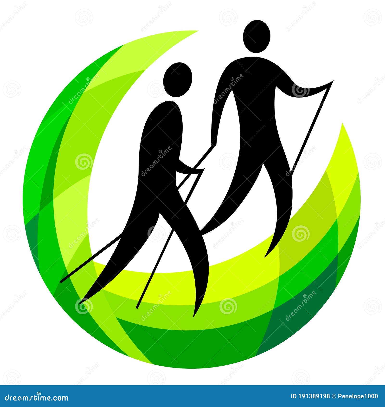 Walking People Logo