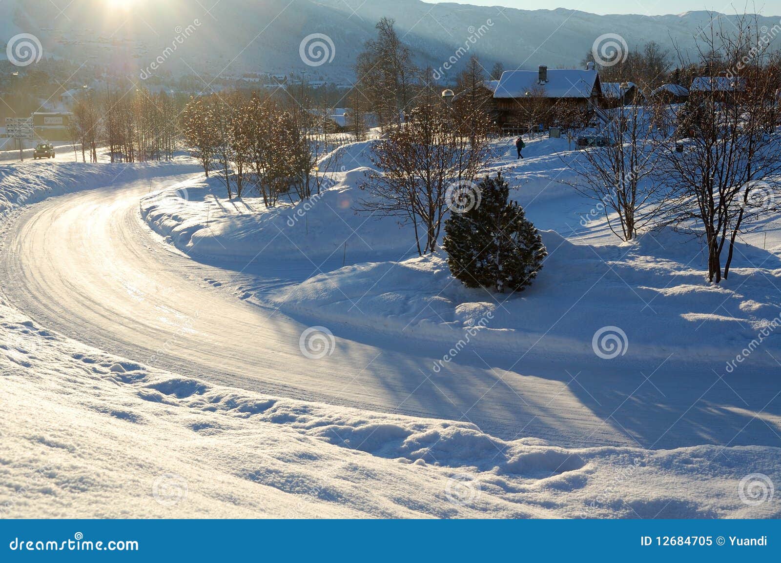 The nordic winter stock image. Image of geilo, plant - 12684705