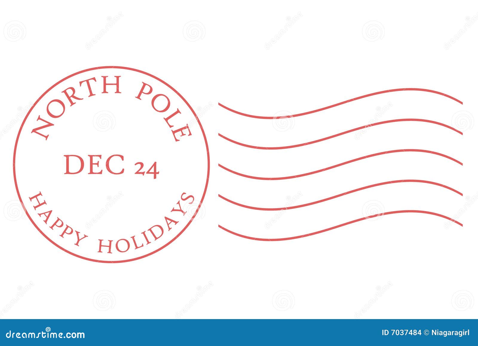 Nordpol-Poststempel vektor abbildung. Illustration von vorabend - 7037484