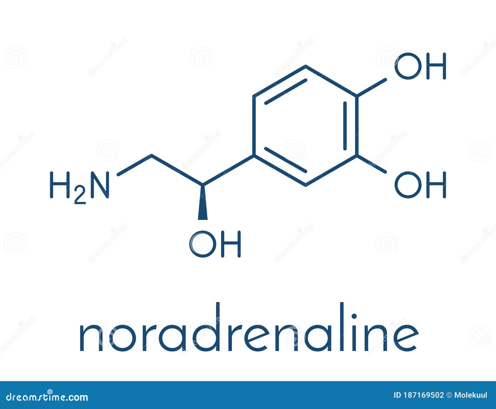 Norepinephrine Chemical Formula
