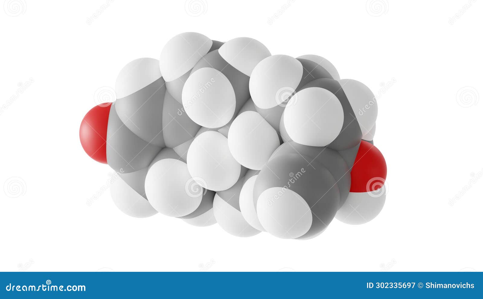 Norethisterone Molecule, Hormonal Contraceptive, Molecular Structure ...