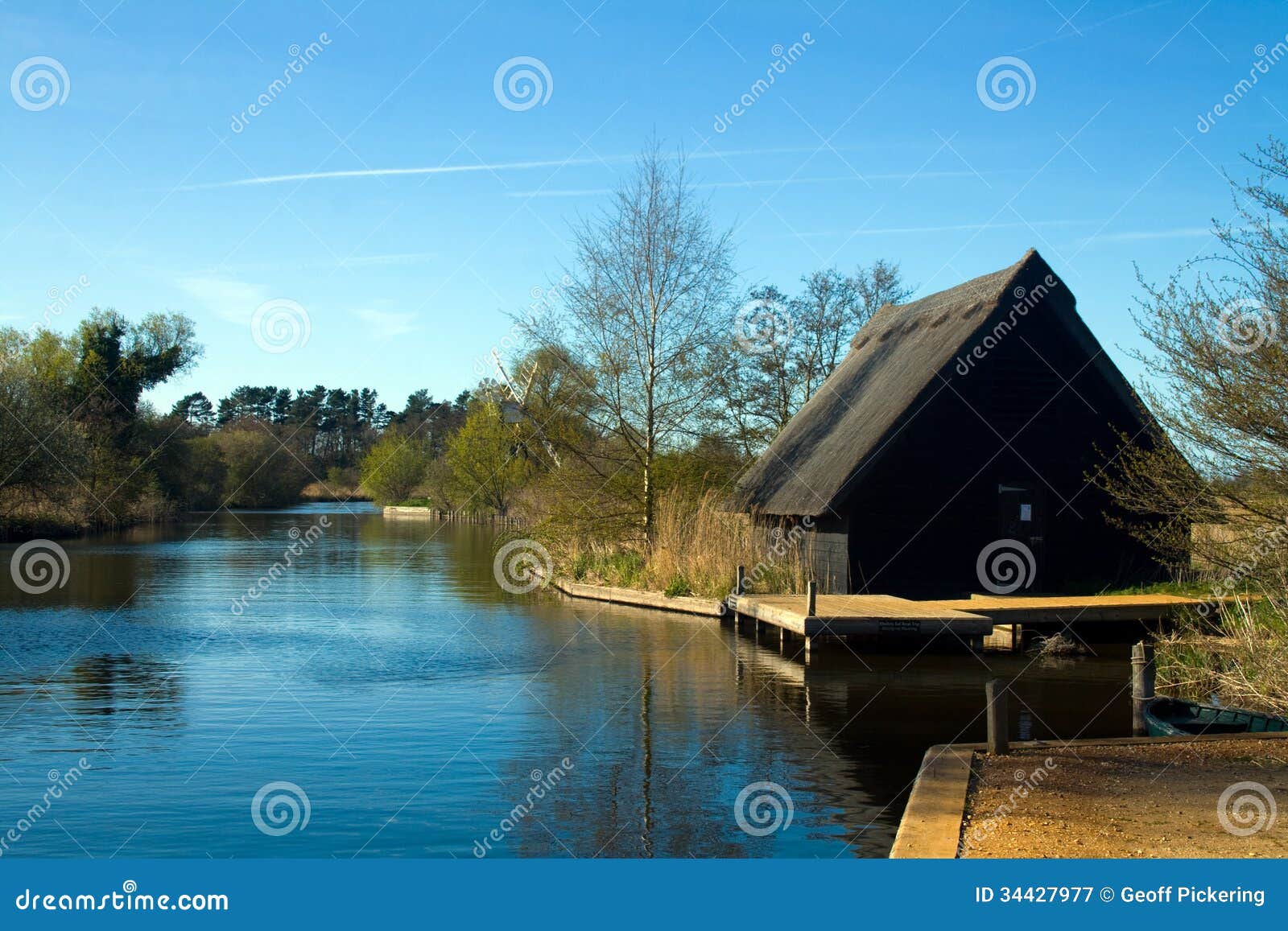 Norfolk Broads stock image. Image of holiday, boat, recreation - 34427977