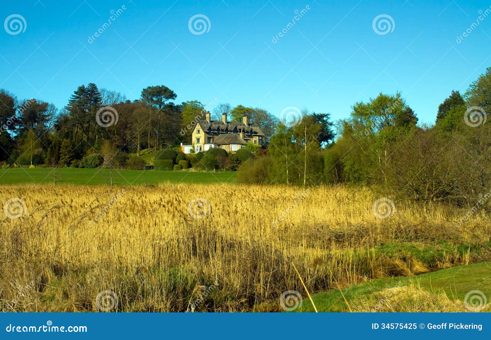 Norfolk Countryside stock image. Image of building, grass - 34575425