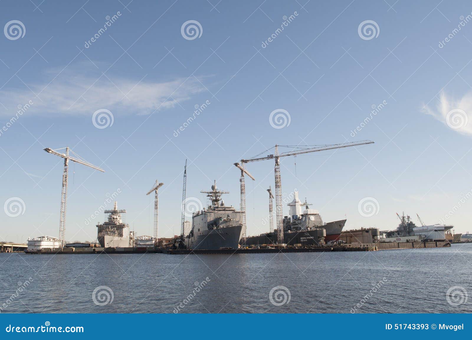 Norfolk Shipyard editorial stock photo. Image of ocean - 51743393