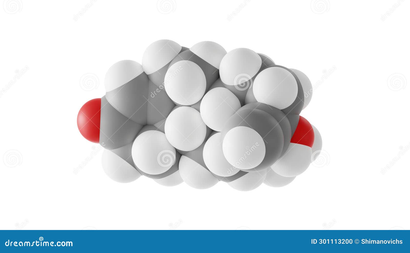 Norgestrel Molecule, Progestin, Molecular Structure, Isolated 3d Model ...