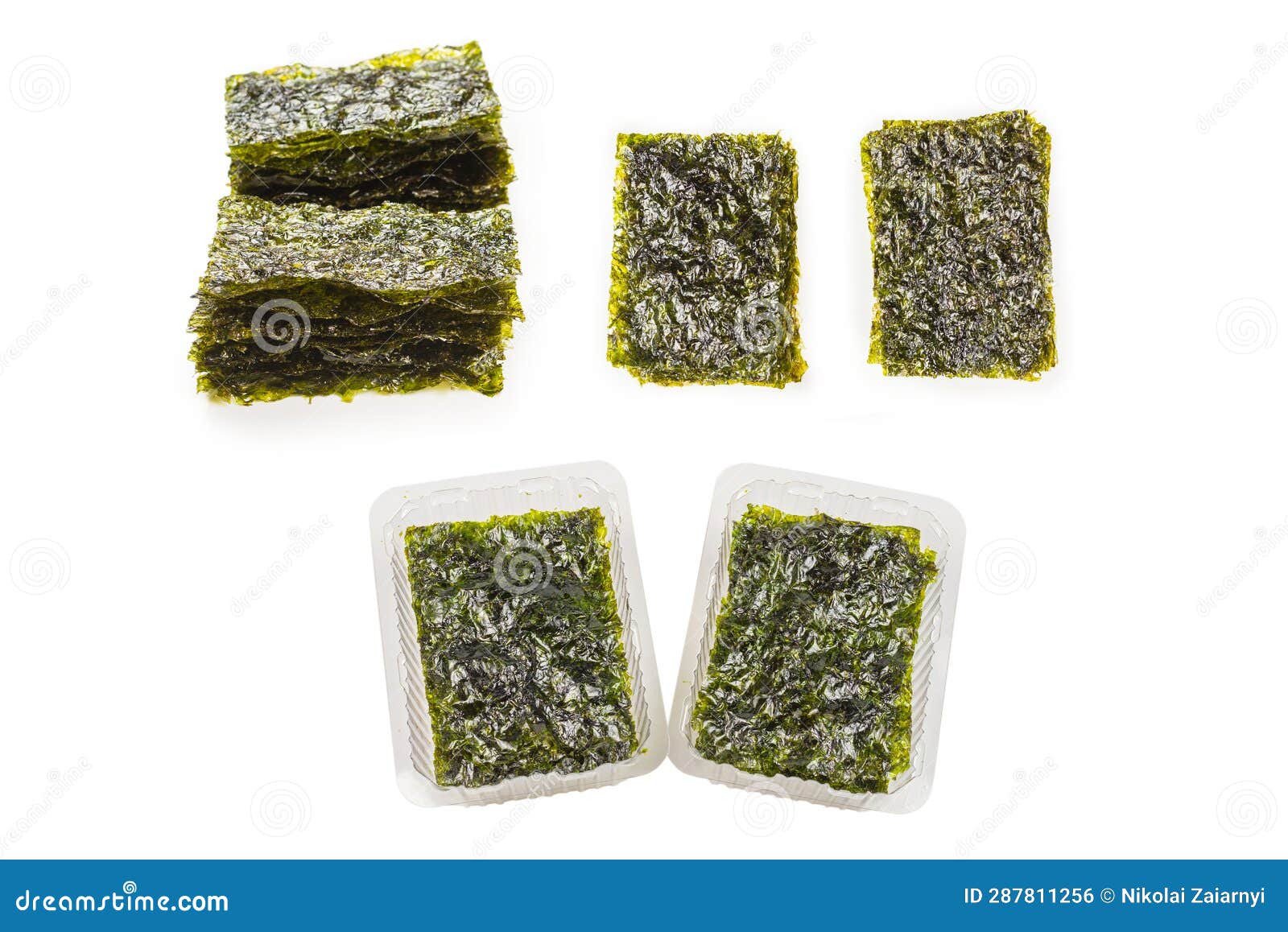 Nori Seaweed Isolated on White Stock Photo - Image of japan, eating ...