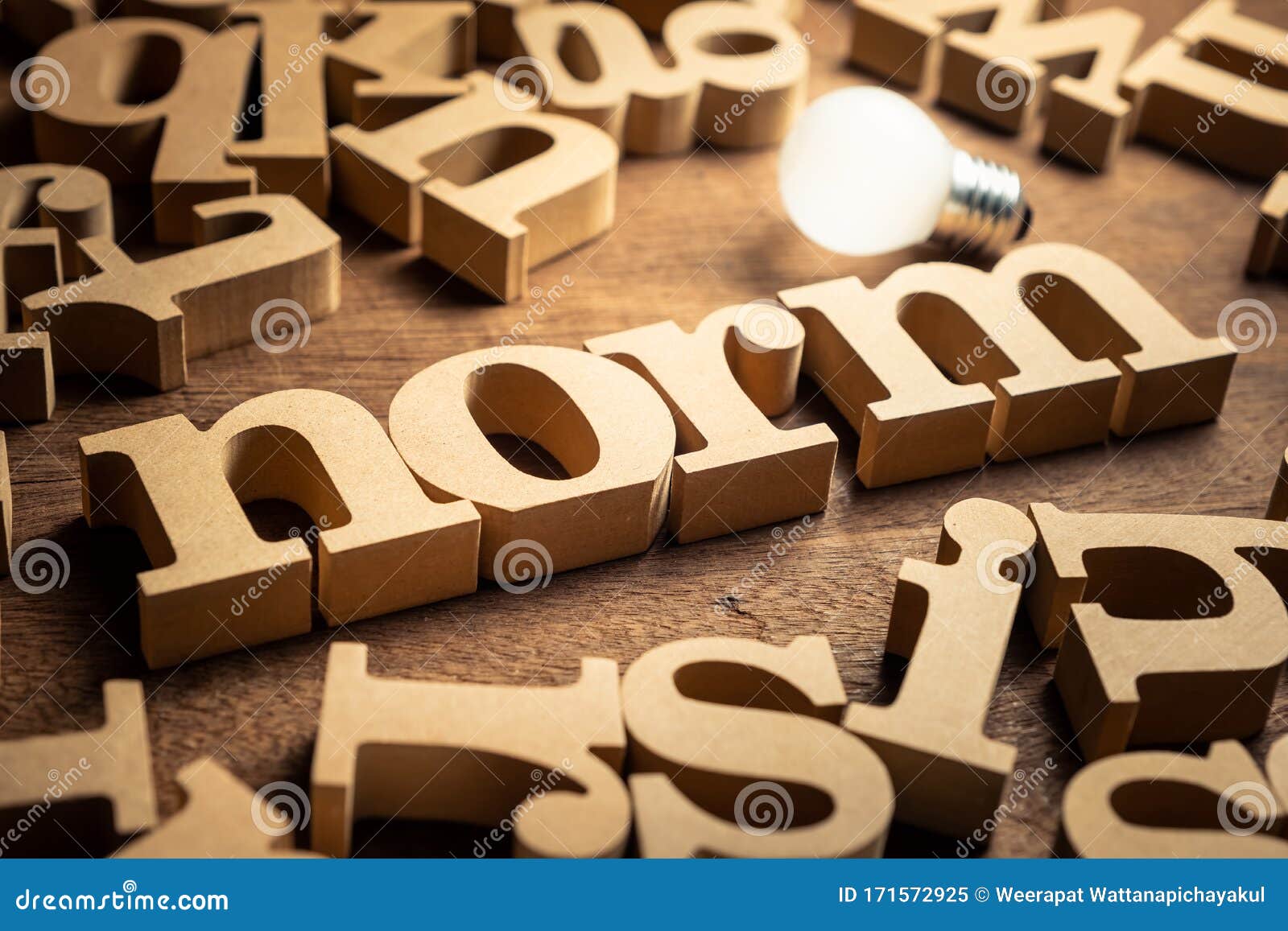 NORM Word stock image. Image of create, letters, norm - 171572925