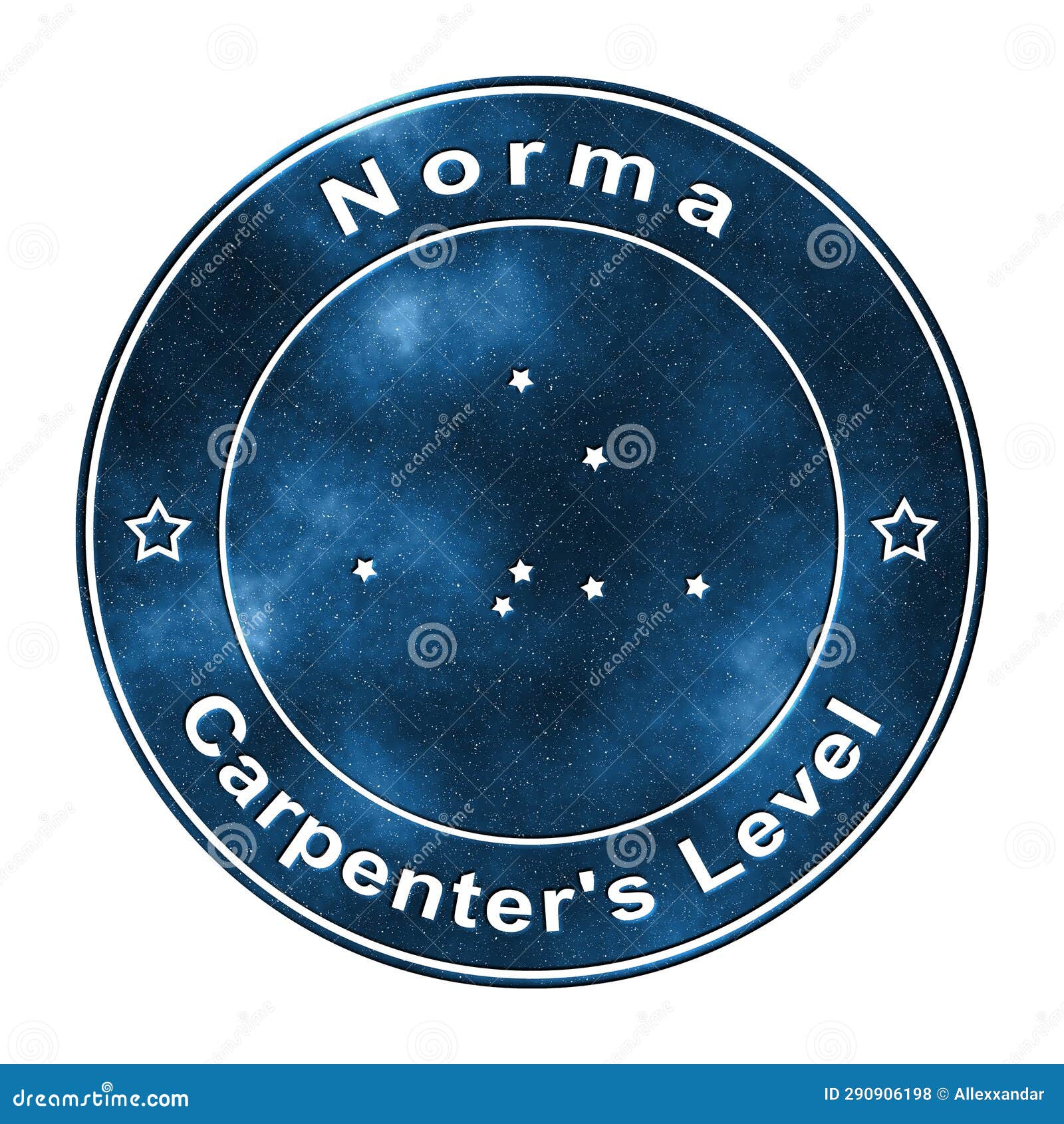 Norma Star Constellation, Night Sky Carpenter Square Royalty-Free Stock ...