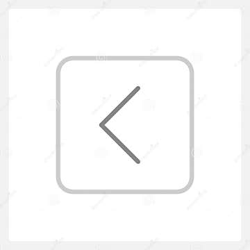 Normal Back Arrow Button UI Element Template Stock Vector - Illustration of menu, page: 264897088