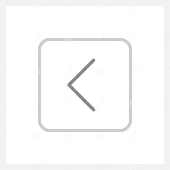 Normal Back Arrow Button UI Element Template Stock Vector ...
