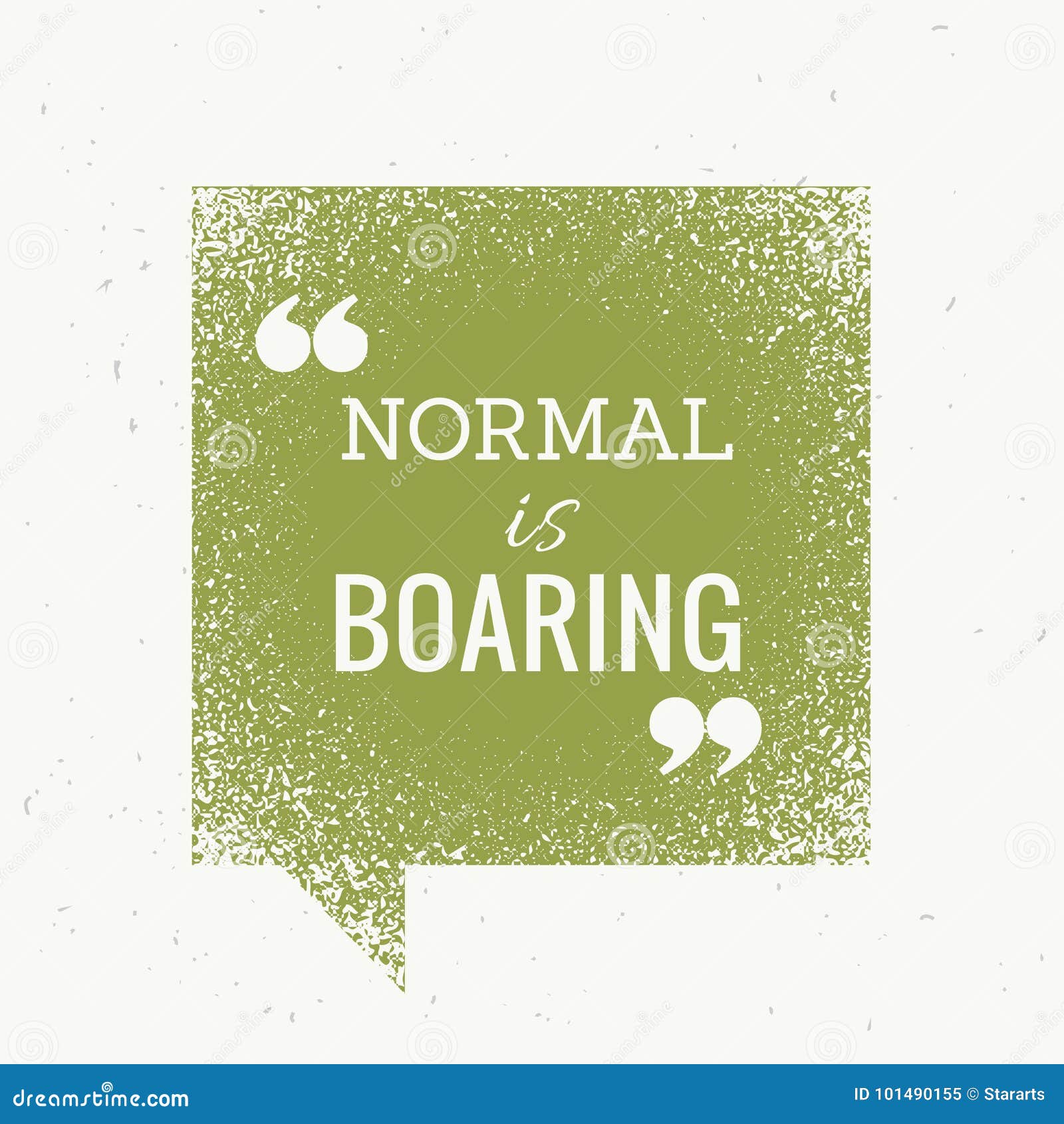 Normal Is Boring. Inspiring Creative Motivation Quote Poster Template ...