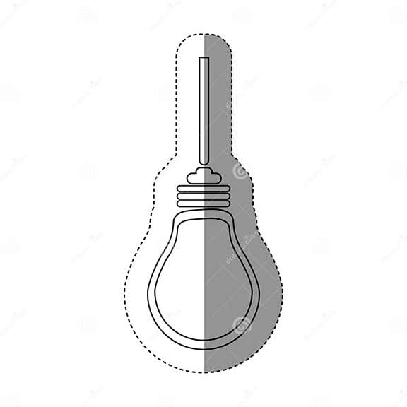 Normal bulbs hanging icon stock illustration. Illustration of digitally ...