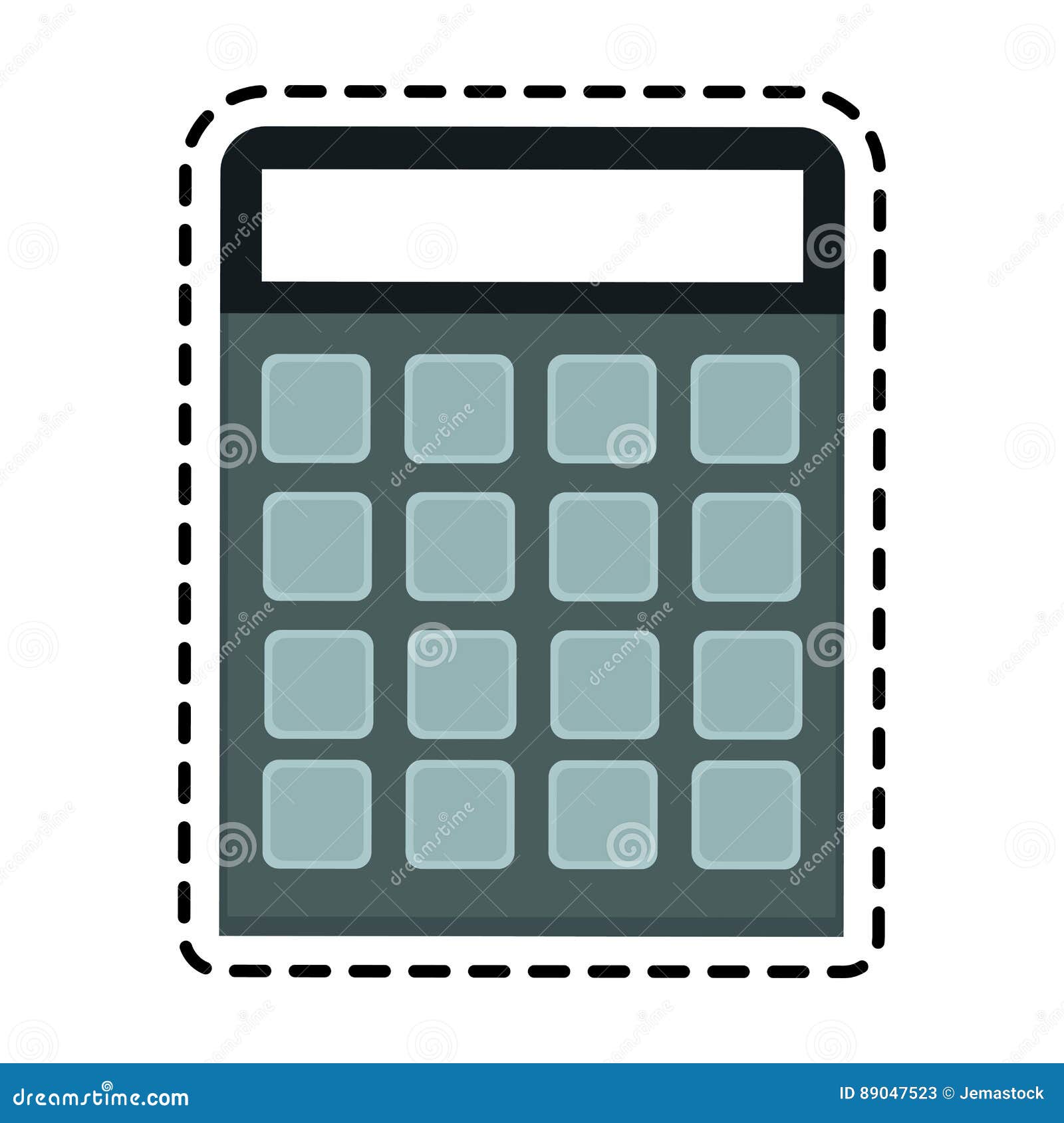 Normal Calculator Icon Image Stock Illustration - Illustration of count ...