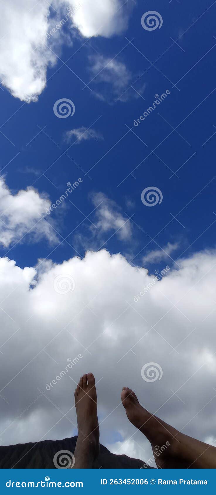 A Normal Day, with a Beautiful Cloud Stock Photo - Image of dusk ...