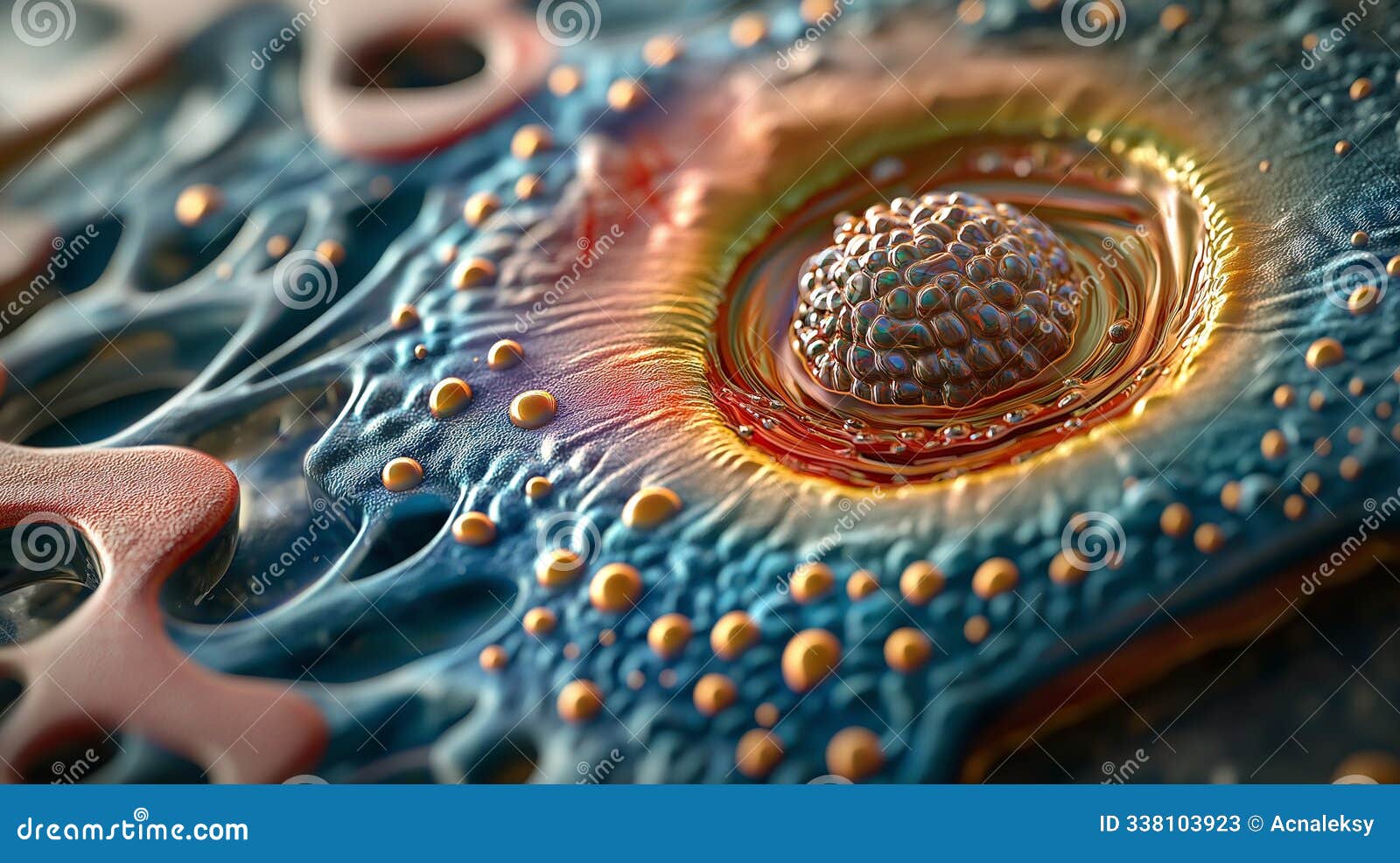 Normal Human Skin Cell, Displaying Its Various Layers Stock Image ...
