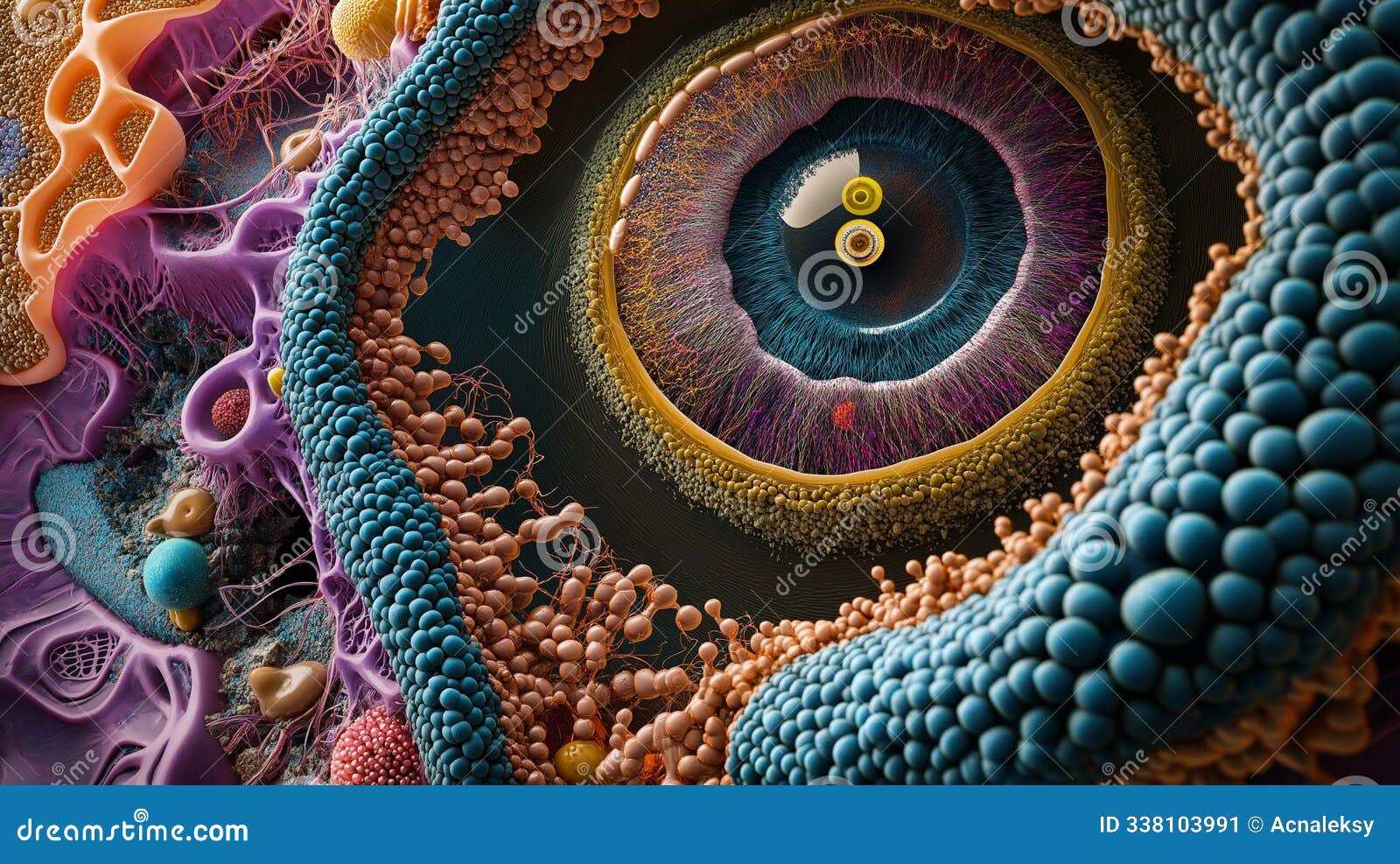 Normal Human Skin Cell, Displaying Its Various Layers Stock Image ...