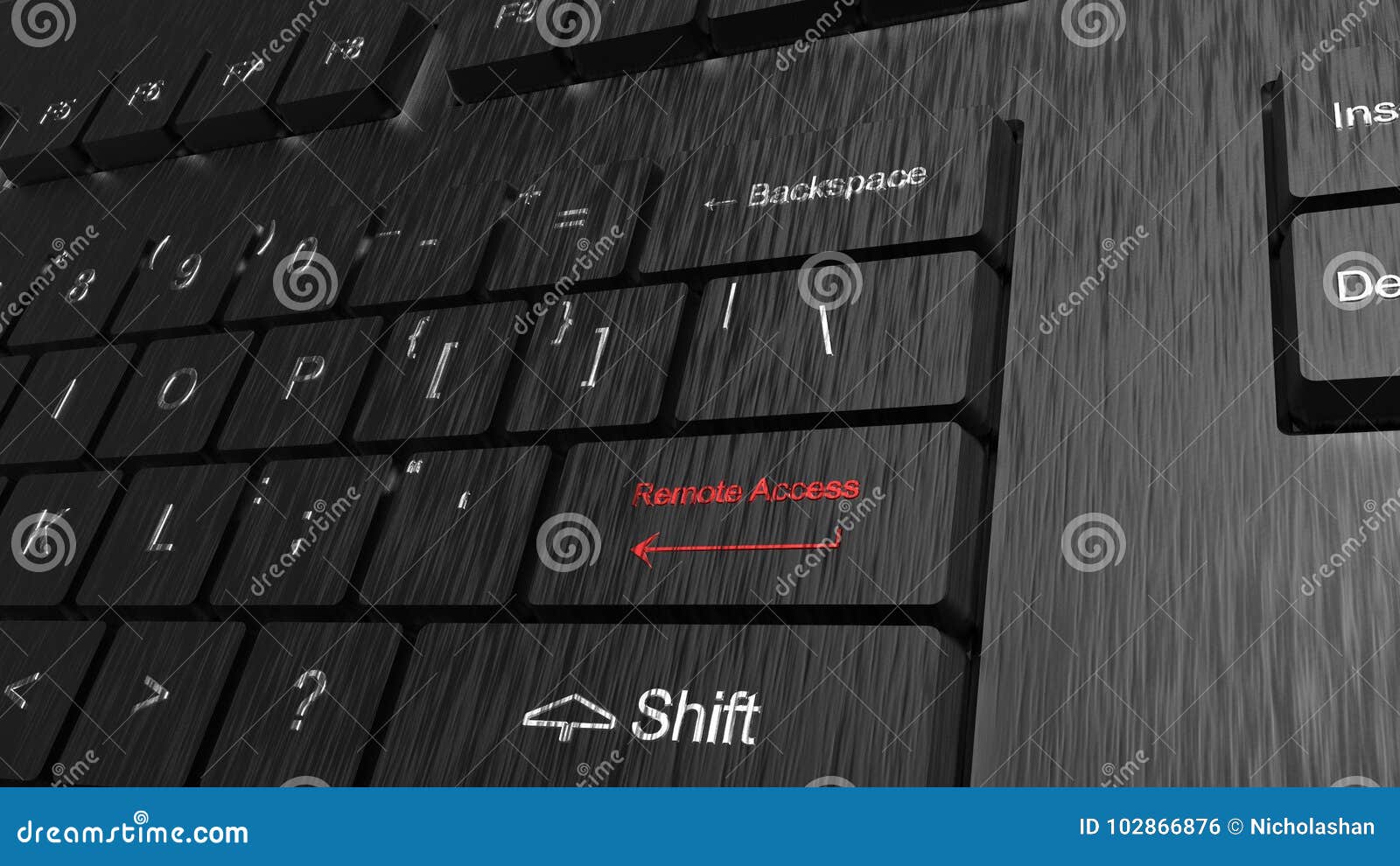 Normal Keyboard In Front Of The Scence Isolated With White Stock Image ...