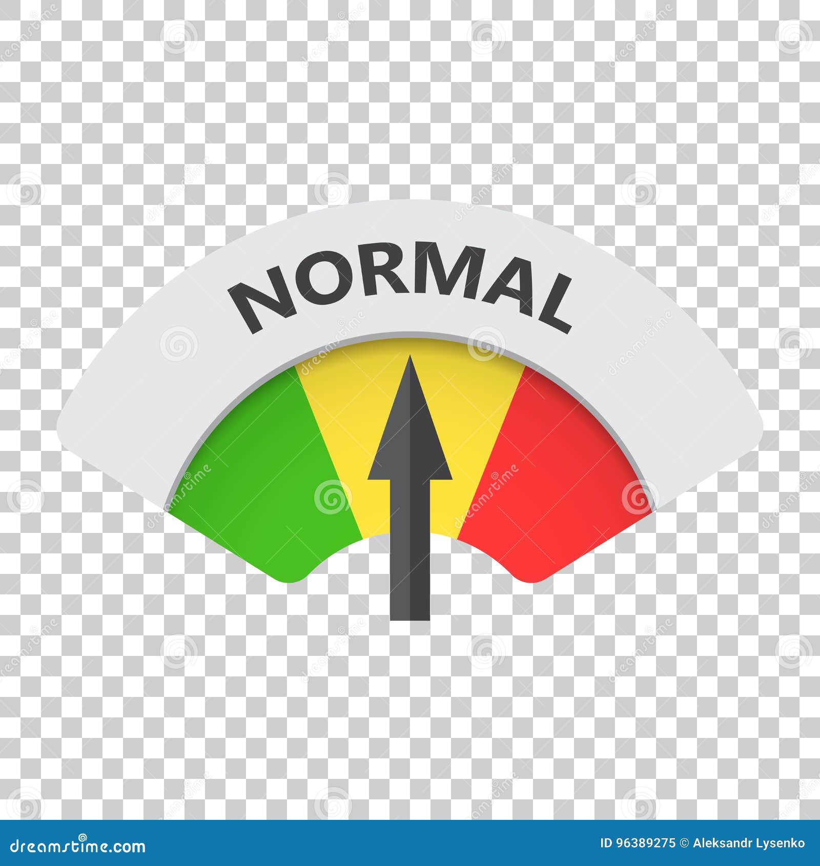 Normal Level Oxygen And Pulse On Fingertip Pulse Oximeter Cartoon ...