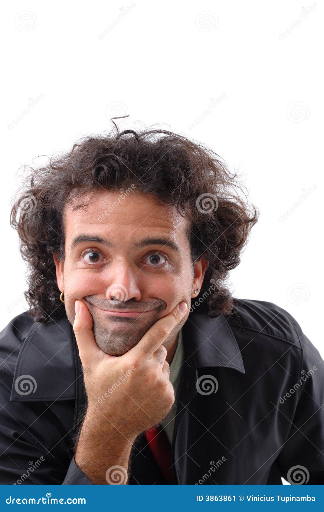 Normal Man stock image. Image of male, hair, horror, beautiful - 3863861