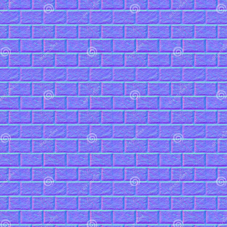 Normal Map Brick Wall Texture, Normal Mapping Texture Stock Image ...