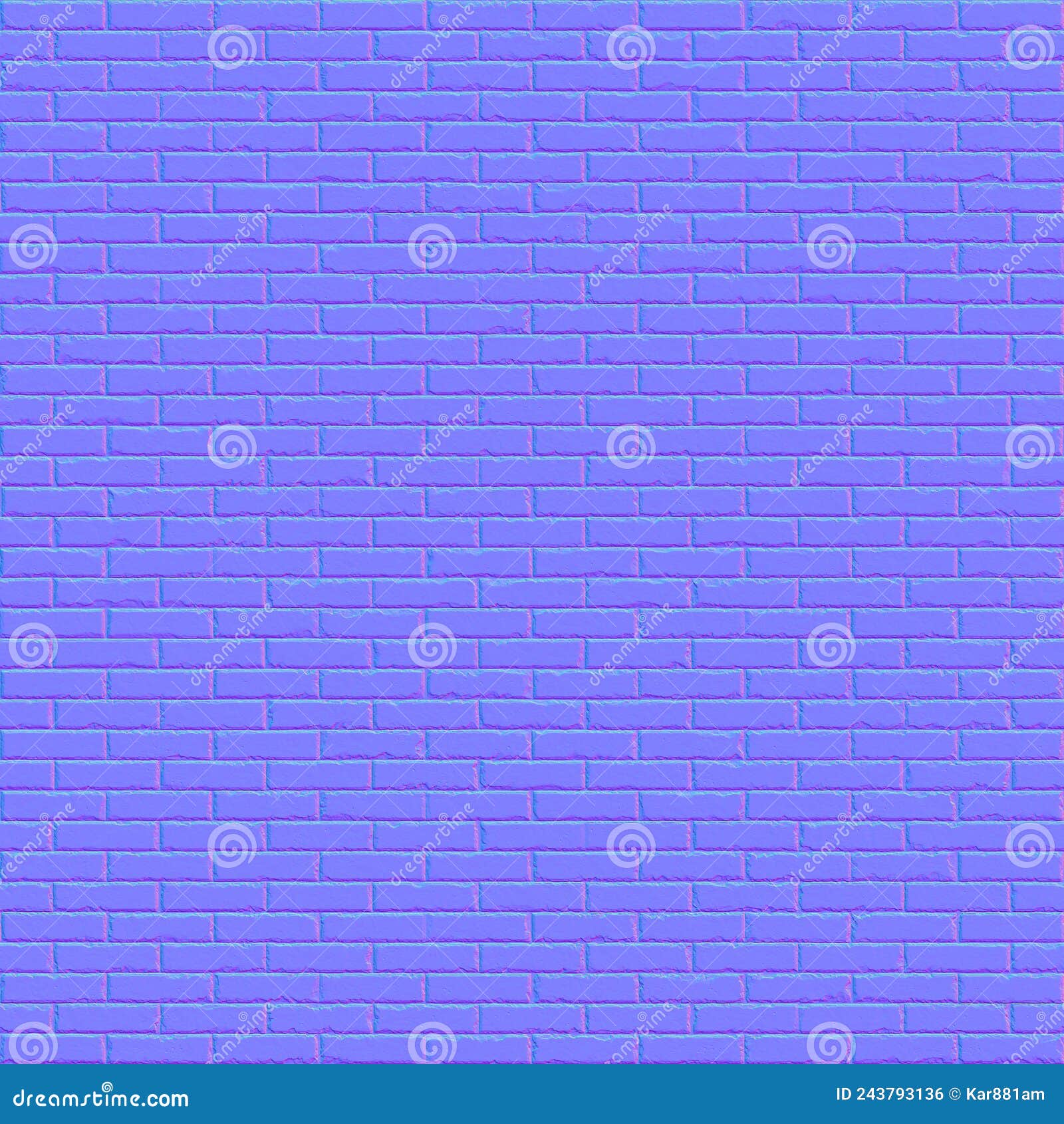 Normal Map Bricks Texture, Normal Mapping Stock Photo - Image of ...
