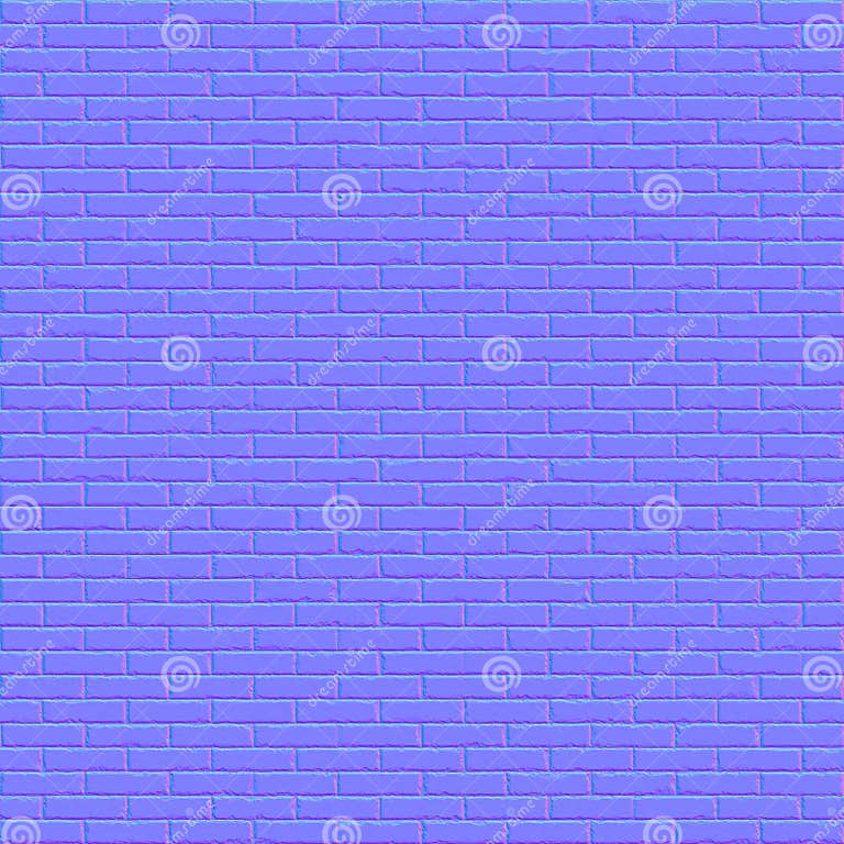 Normal Map Bricks Texture, Normal Mapping Stock Photo - Image of ...