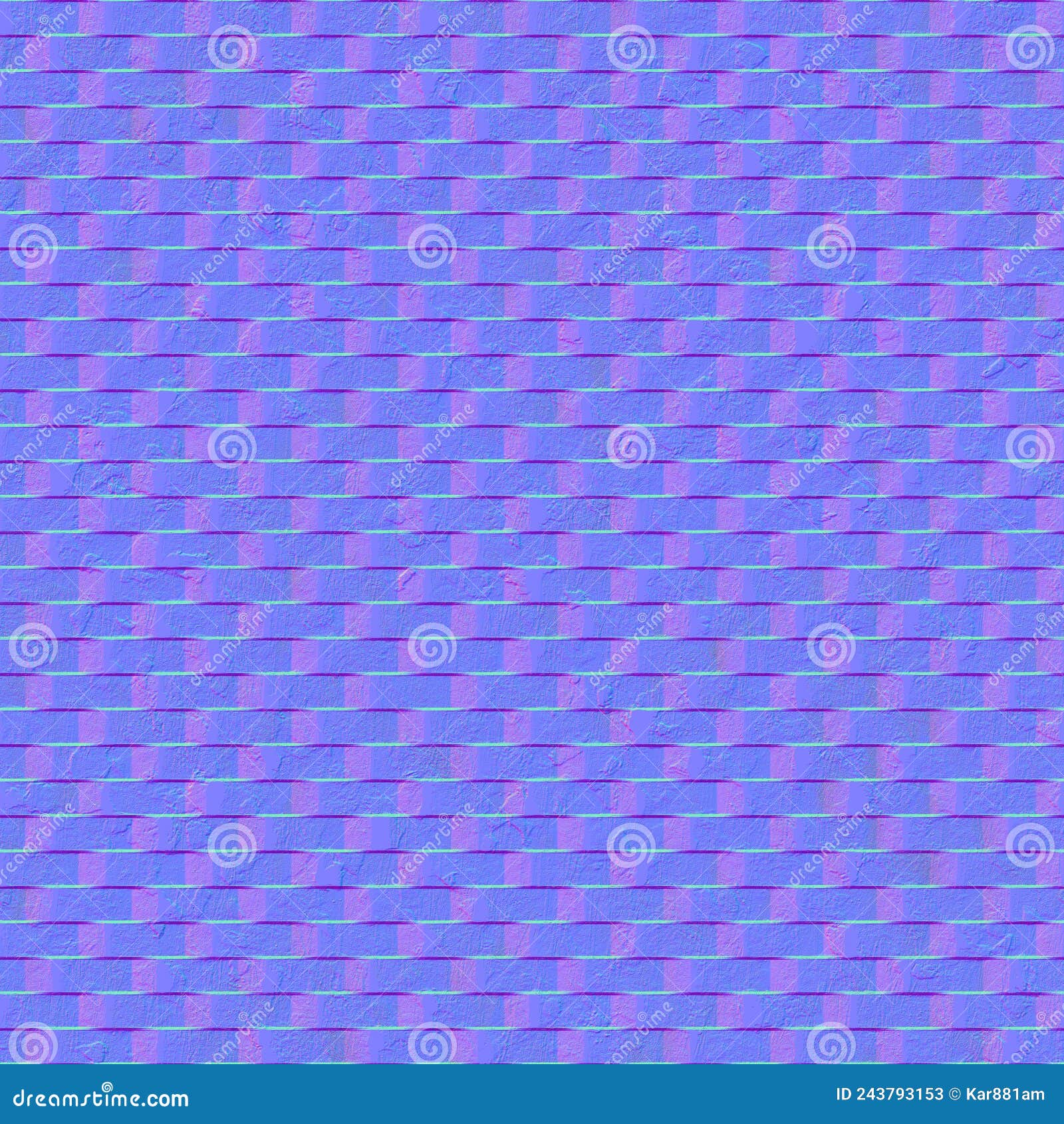 Normal Map Bricks Texture, Normal Mapping Stock Illustration ...