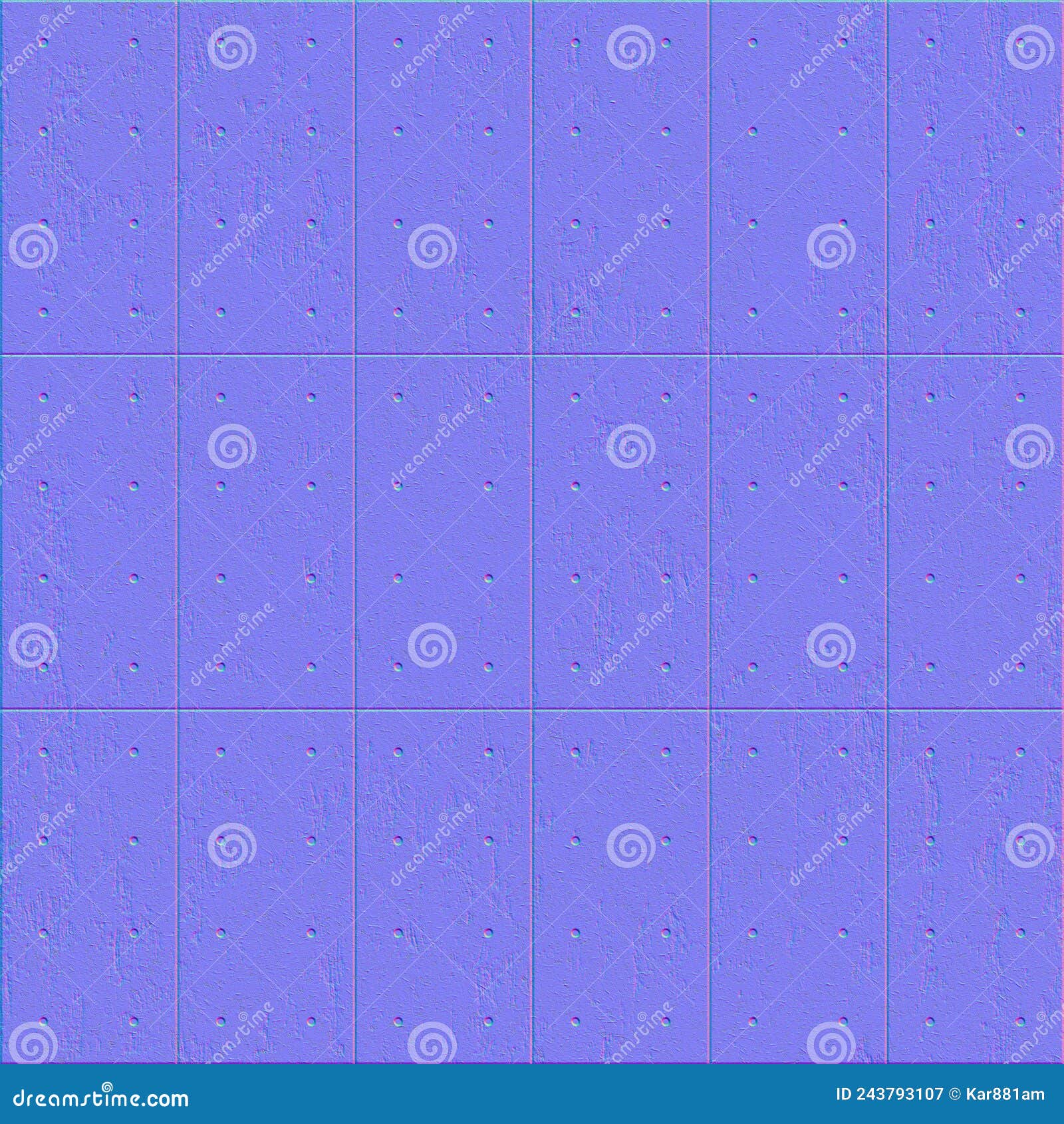 Grooved Concrete Normal Map