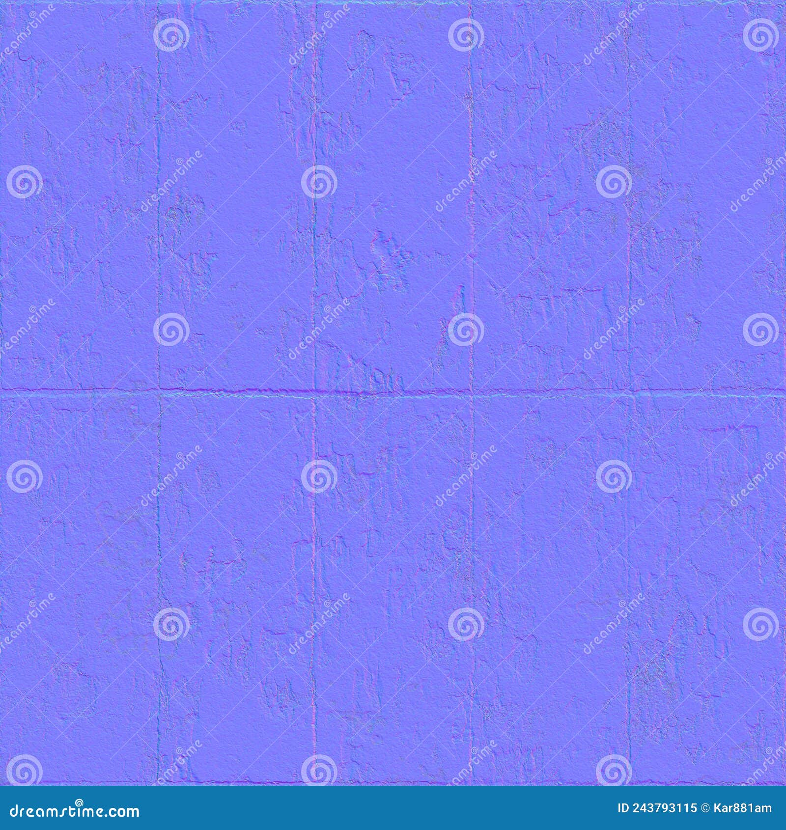 Grooved Concrete Normal Map