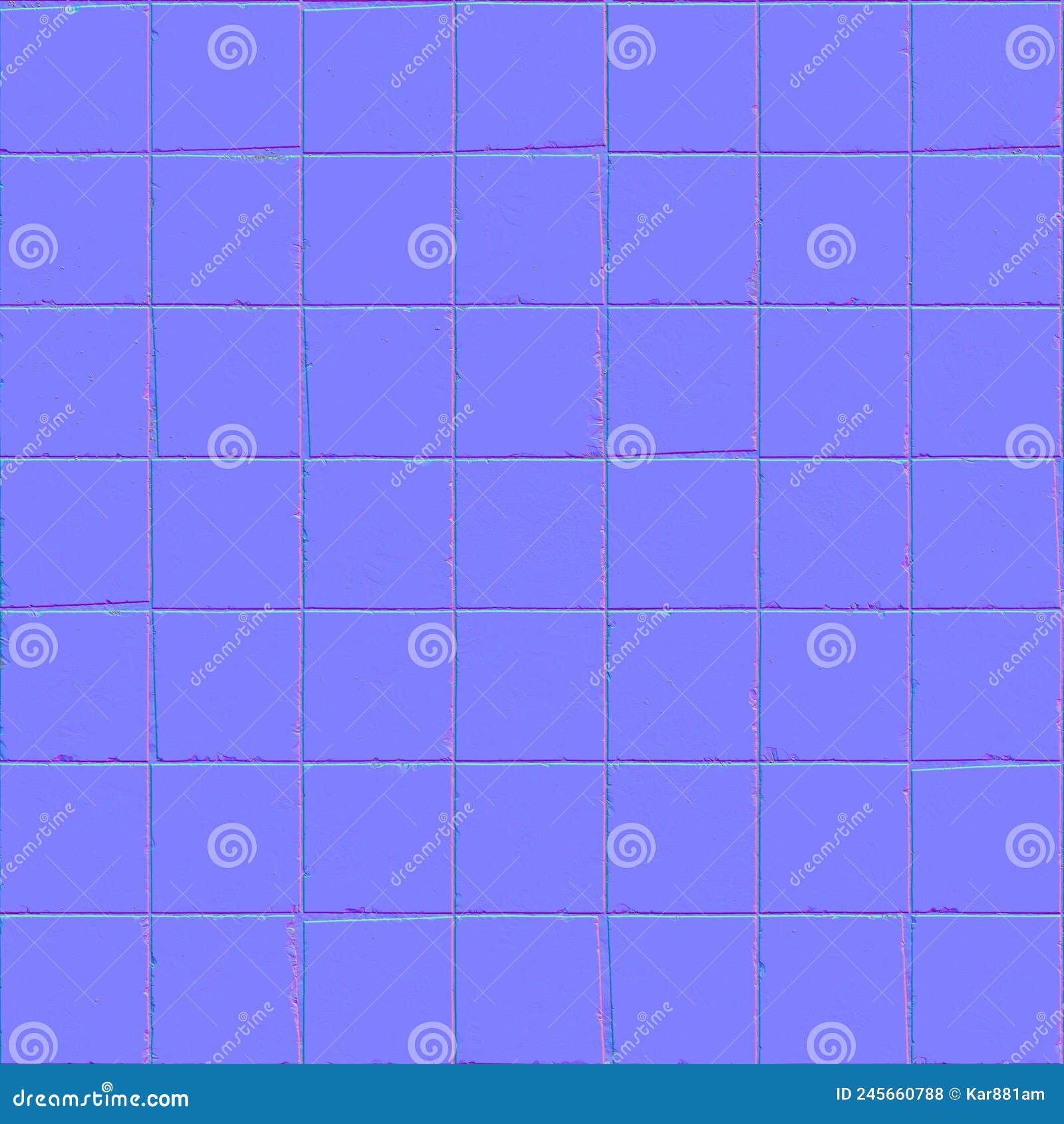 Grooved Concrete Normal Map