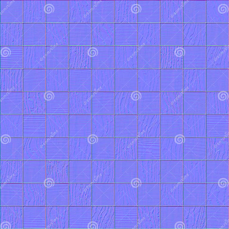 Normal Map Concrete Tiles Texture, Normal Mapping Stock Illustration ...