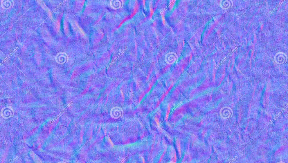Normal Map Fabric Wrinkled Texture. Texture Normal Mapping Stock ...