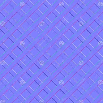 Normal Map Grid Texture, Normal Mapping Stock Illustration ...