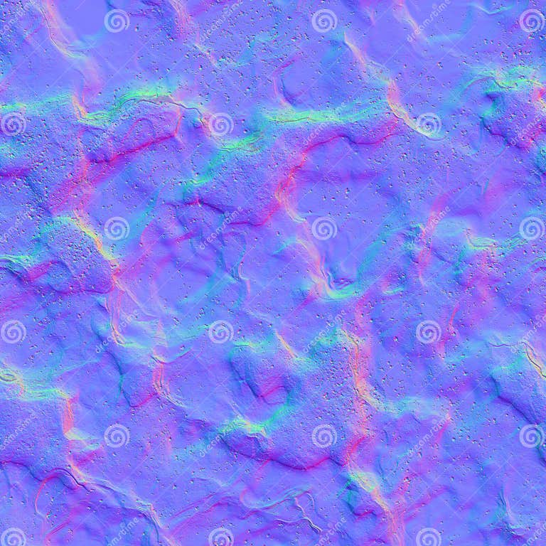 Normal Map Ground Stone Texture, Normal Mapping Stock Illustration ...