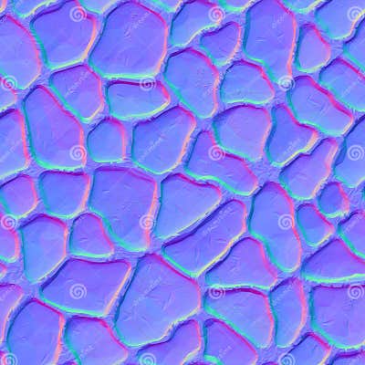 Normal Map Ground Texture, Normal Mapping Stock Illustration ...