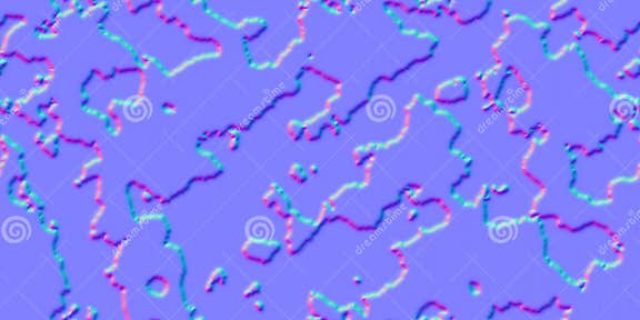 Normal Map of Grunge Surface with Amorphous Spots As a Seamless Pattern ...