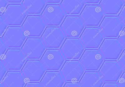 Normal Map of Hexagon Honeycombs Stock Illustration - Illustration of ...