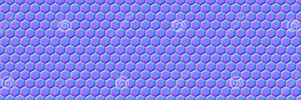 Normal Map of Honey Comb or Metal Grid Seamless Pattern Stock ...