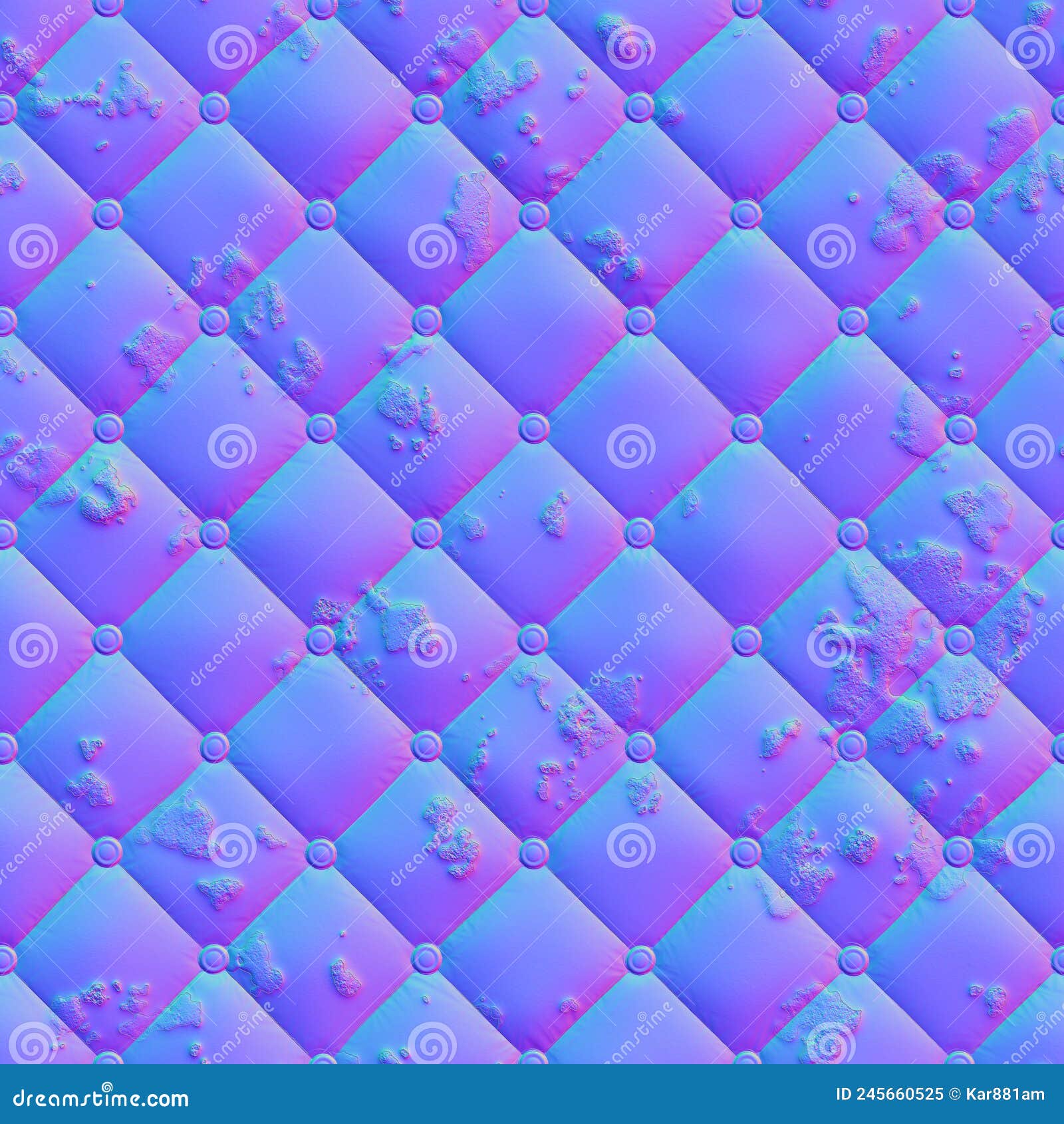 Normal Map Leather Sofa Texture, Normal Mapping Stock Illustration ...