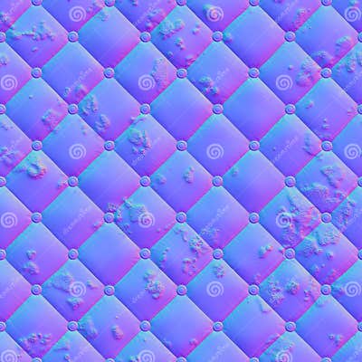 Normal Map Leather Sofa Texture, Normal Mapping Stock Illustration ...