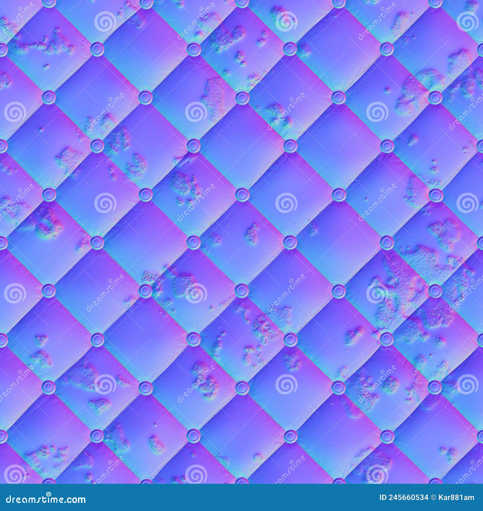 Normal Map Leather Sofa Texture, Normal Mapping Stock Illustration ...