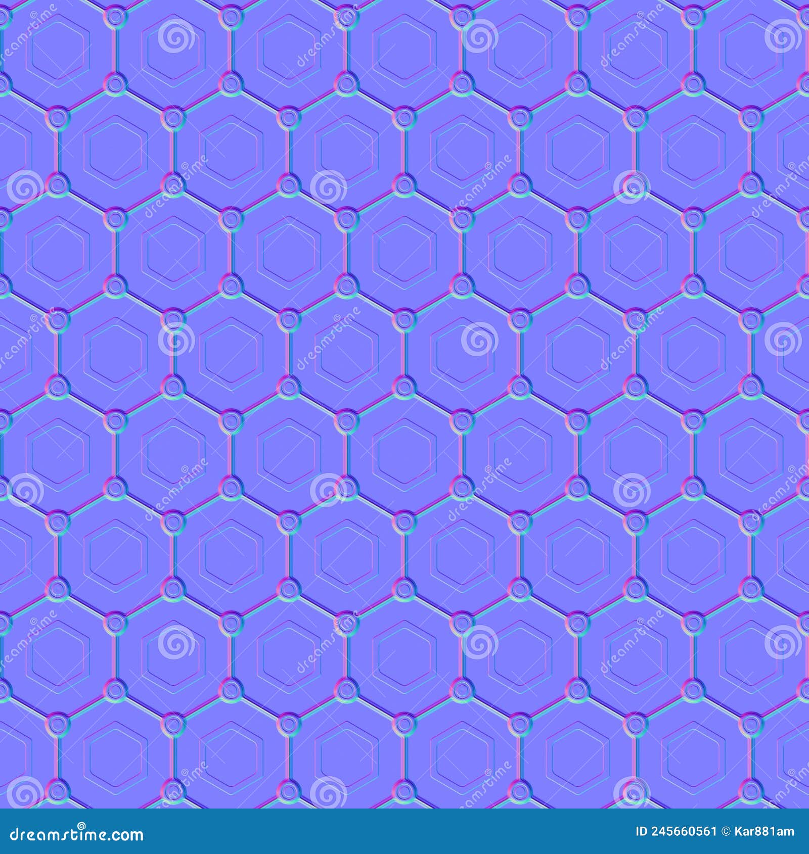 Normal Map Metallic Plates Texture, Normal Mapping Stock Illustration ...