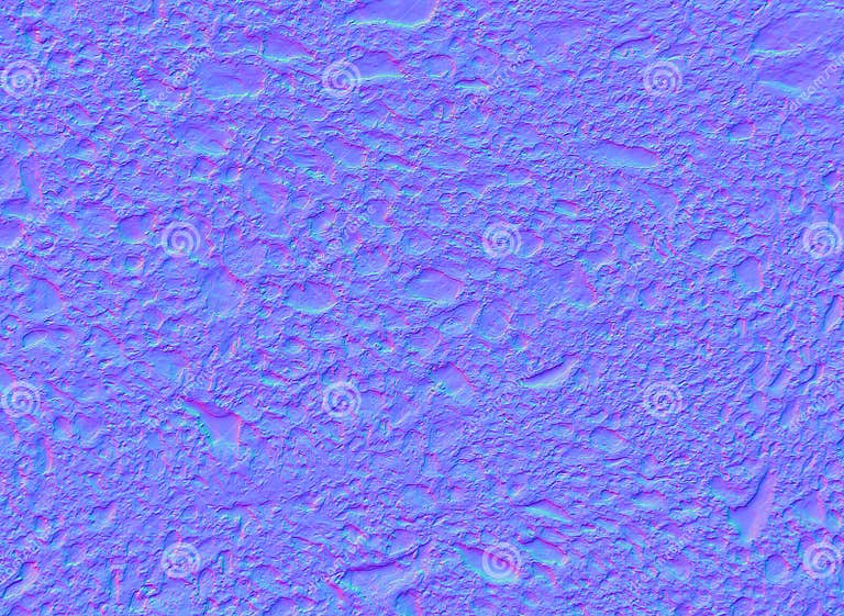 Normal Map of Old Rough Loose Concrete Surface Stock Photo - Image of ...