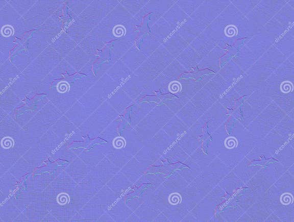 Normal Map Scratches and Bat Patterns 3d-renderig Stock Image - Image ...