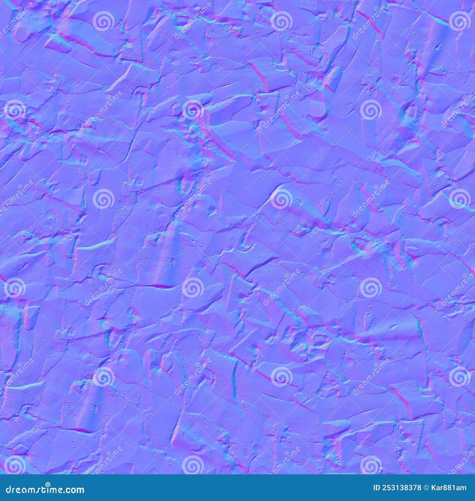 Normal Map Sculpting Texture, Normal Mapping Stock Illustration ...