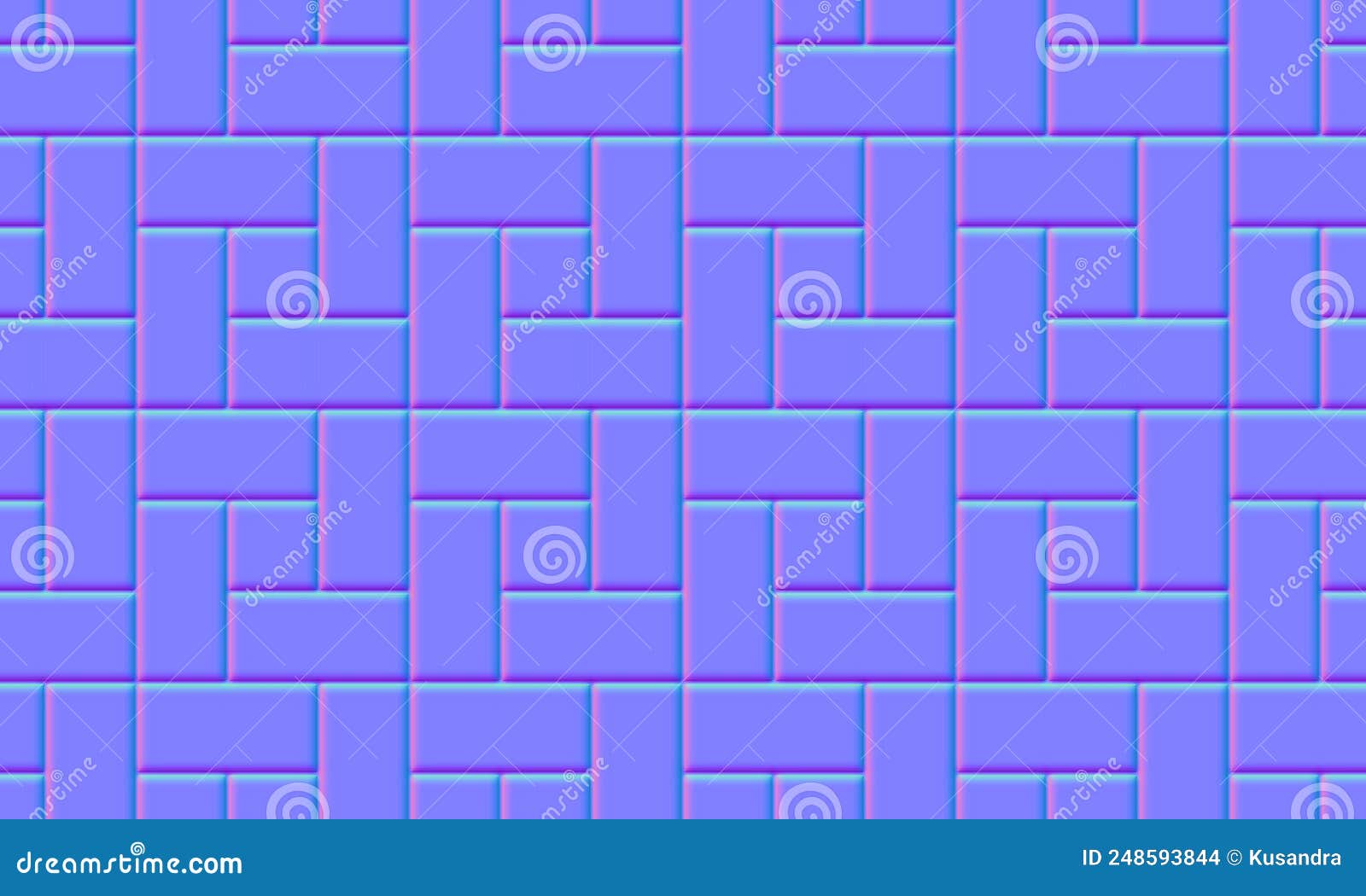 Normal Map Seamless Pattern of Floor with Square Blocks Stock ...