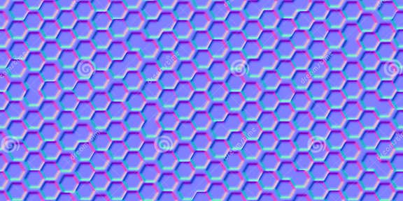 Normal Map Seamless Pattern of Uneven Honeycomb Simple Seamless Pattern ...